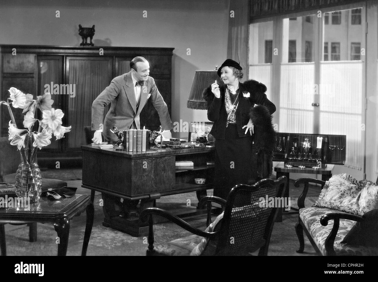 Hubert von Meyerinck and Trude Hesterberg in 'The great chance', 1934 ...