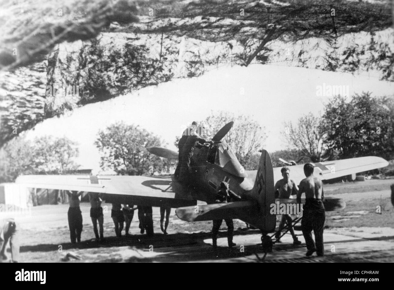A German Focke-Wulf FW 190 fighter Plane, 1942 Stock Photo - Alamy