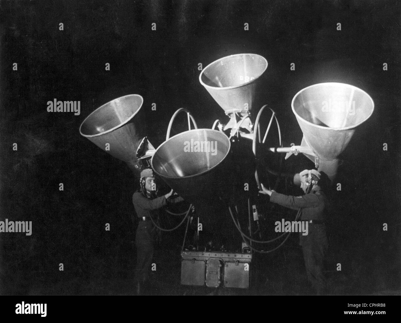 German sound detector Stock Photo - Alamy