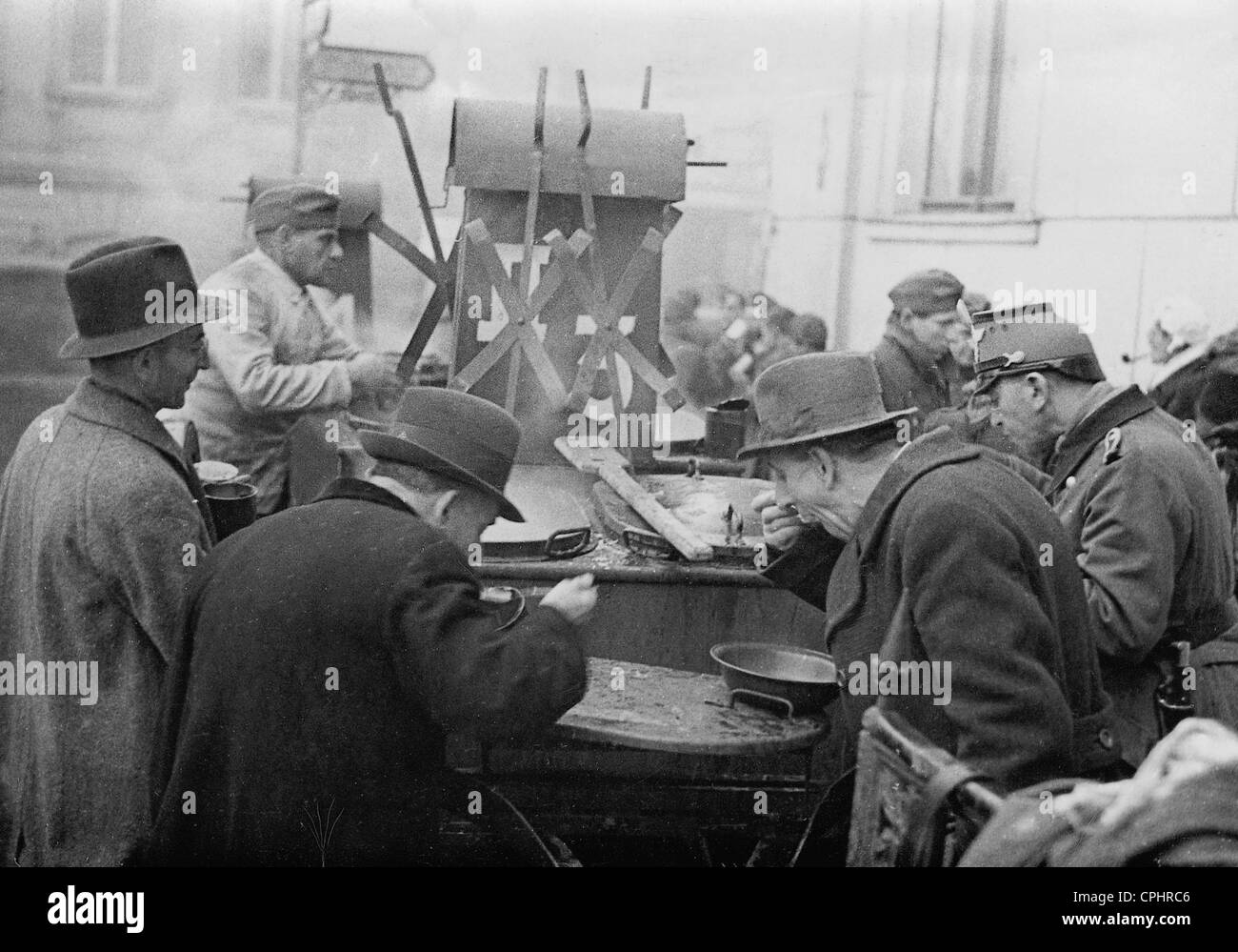 A wehrmacht field kitchen hi-res stock photography and images - Alamy