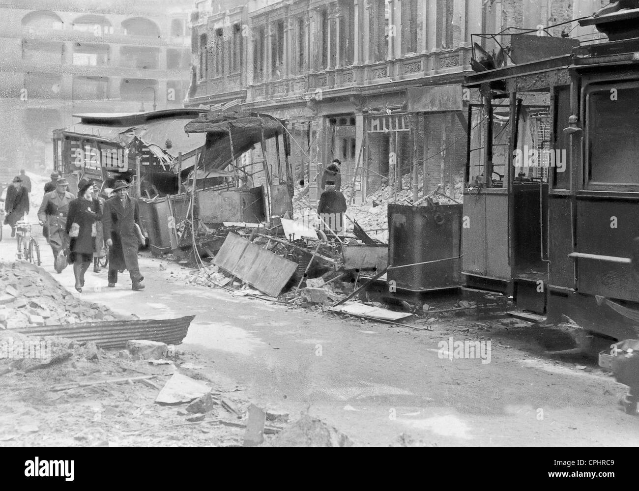 Tram 1945 hi-res stock photography and images - Alamy