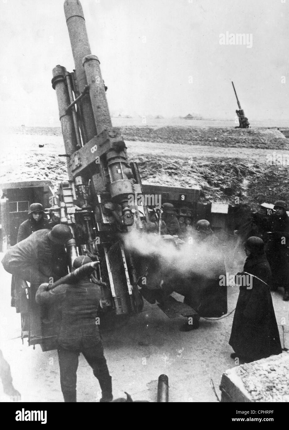 German 10.5 cm Flak, 1945 Stock Photo - Alamy