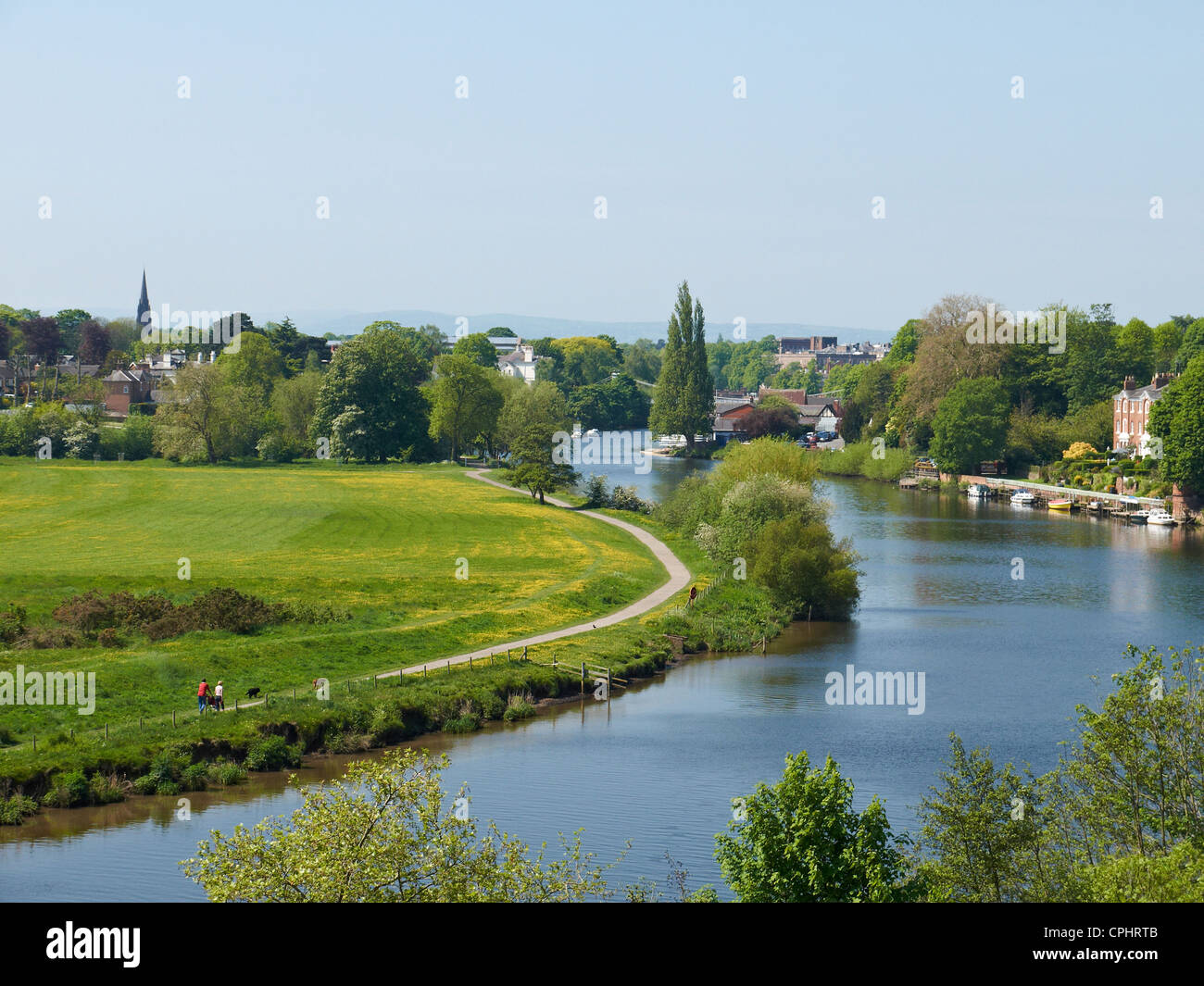 Chester city river landscape hi-res stock photography and images - Alamy