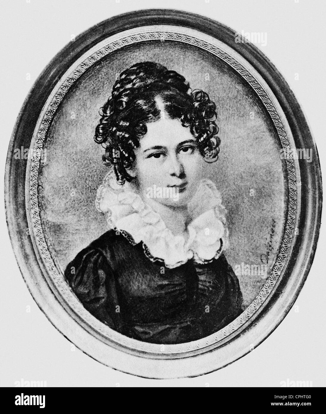 Katharina Froehlich, 1825 Stock Photo - Alamy