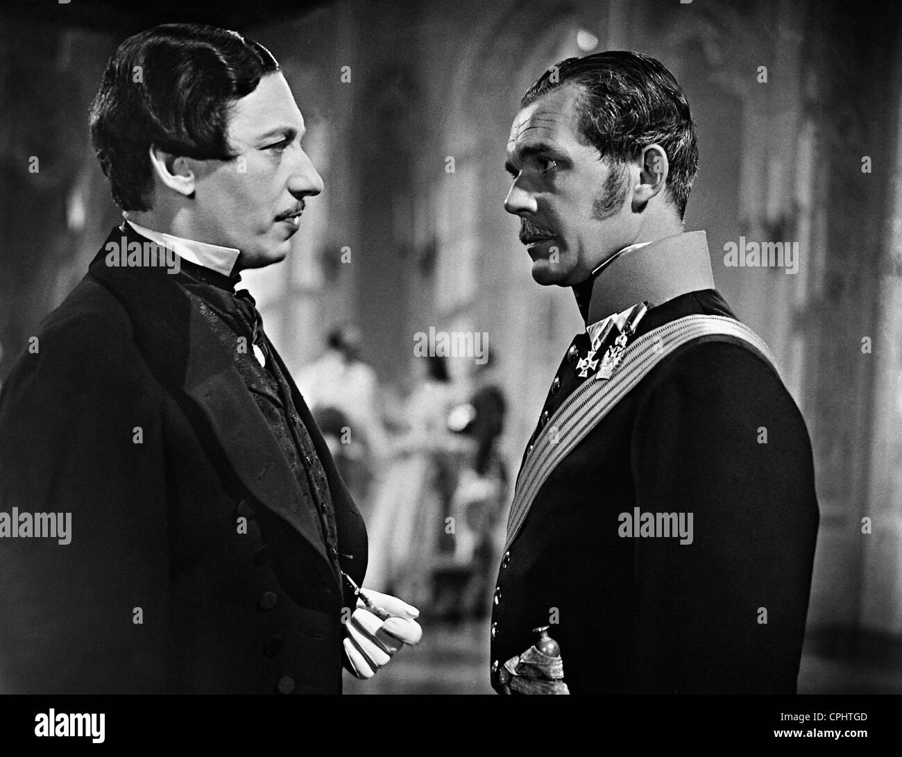 Willy Birgel and Franz Schafheitlin in 'Maria Ilona', 1939 Stock Photo ...