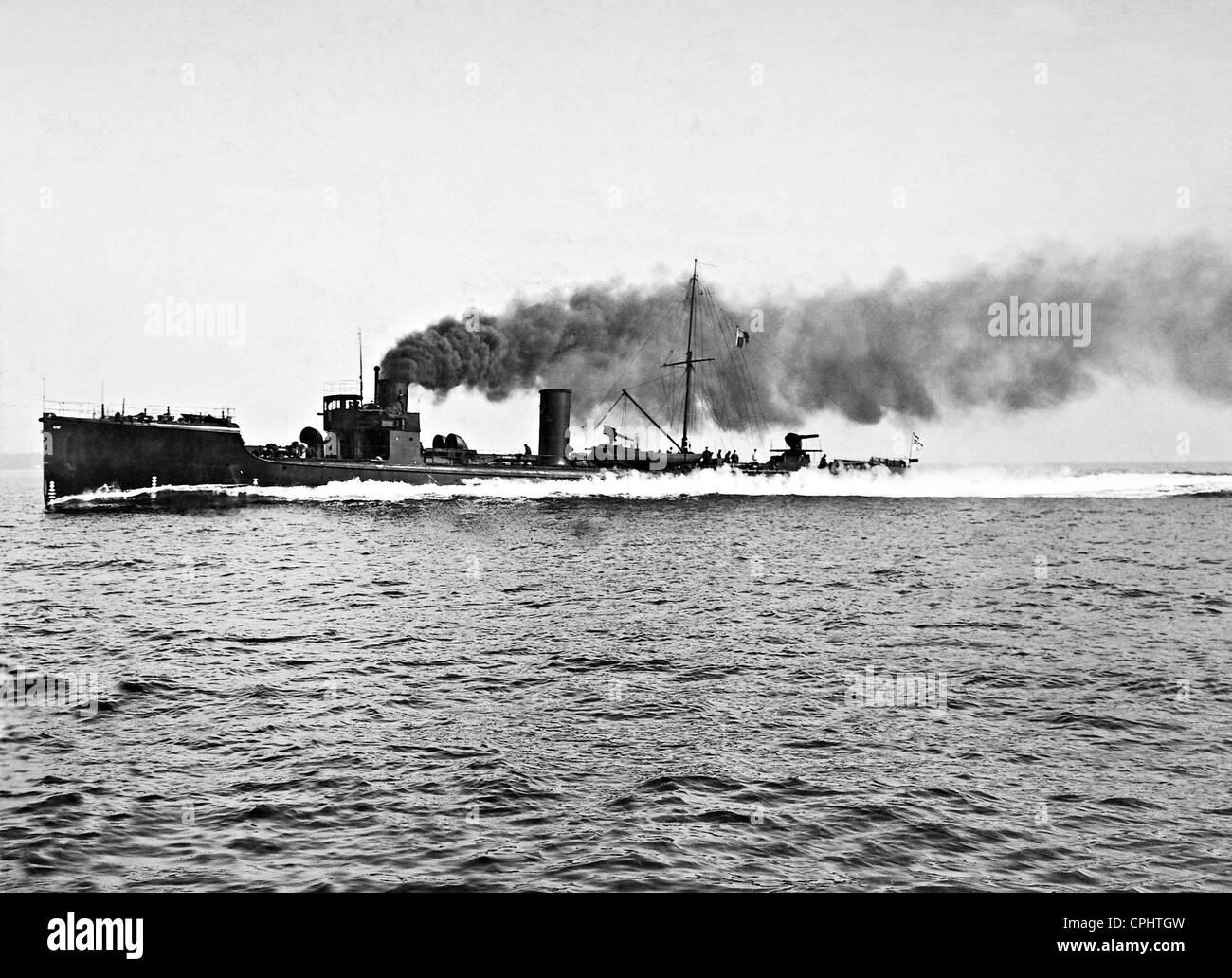 German torpedo boat, 1914 Stock Photo - Alamy
