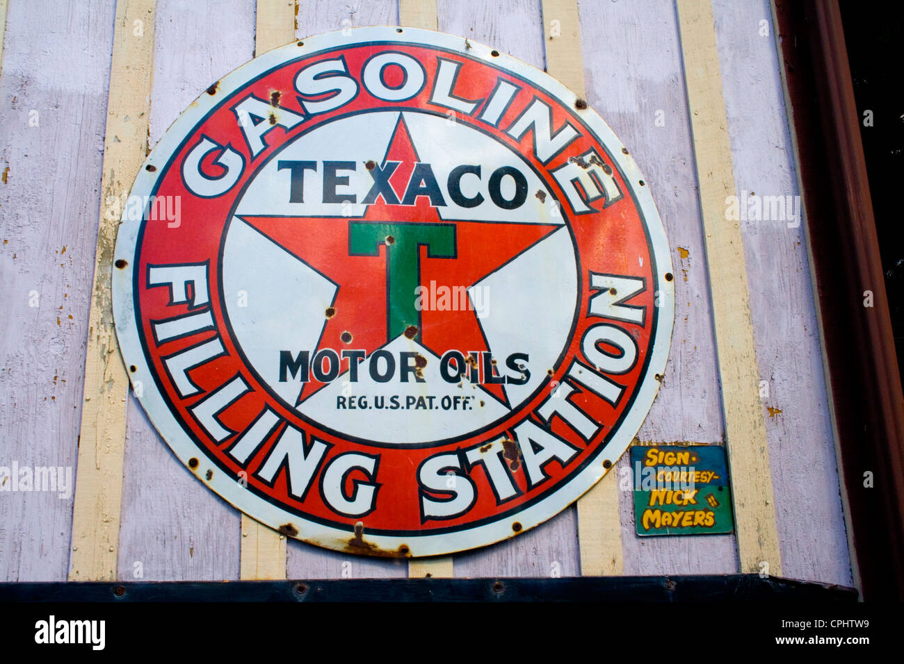 Texaco signs hi-res stock photography and images - Alamy