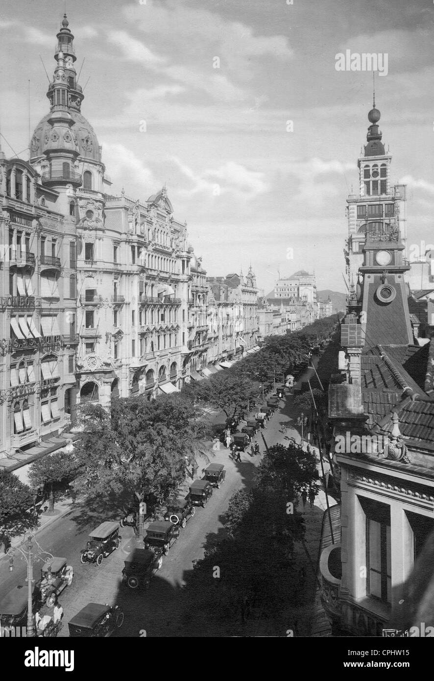 Rio street view Black and White Stock Photos & Images - Alamy