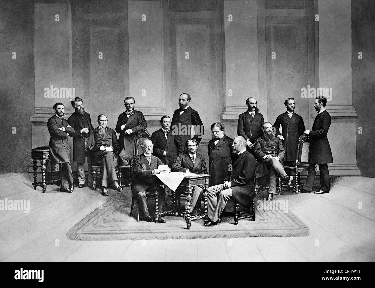 Austria-Hungarian embassy at the Berlin Congress, 1878 Stock Photo - Alamy