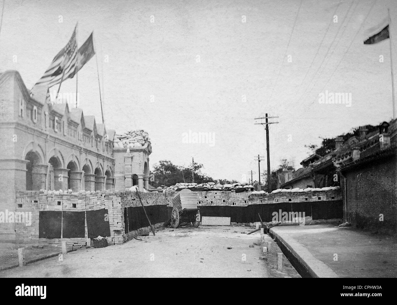 German Embassy in Beijing, 1900 Stock Photo - Alamy