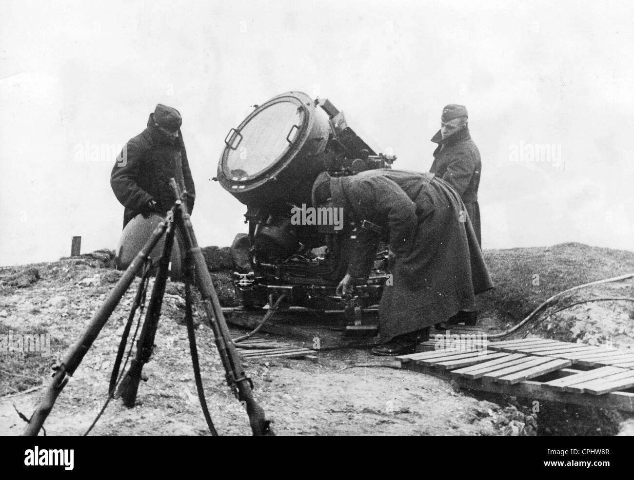 German searchlight hi-res stock photography and images - Alamy
