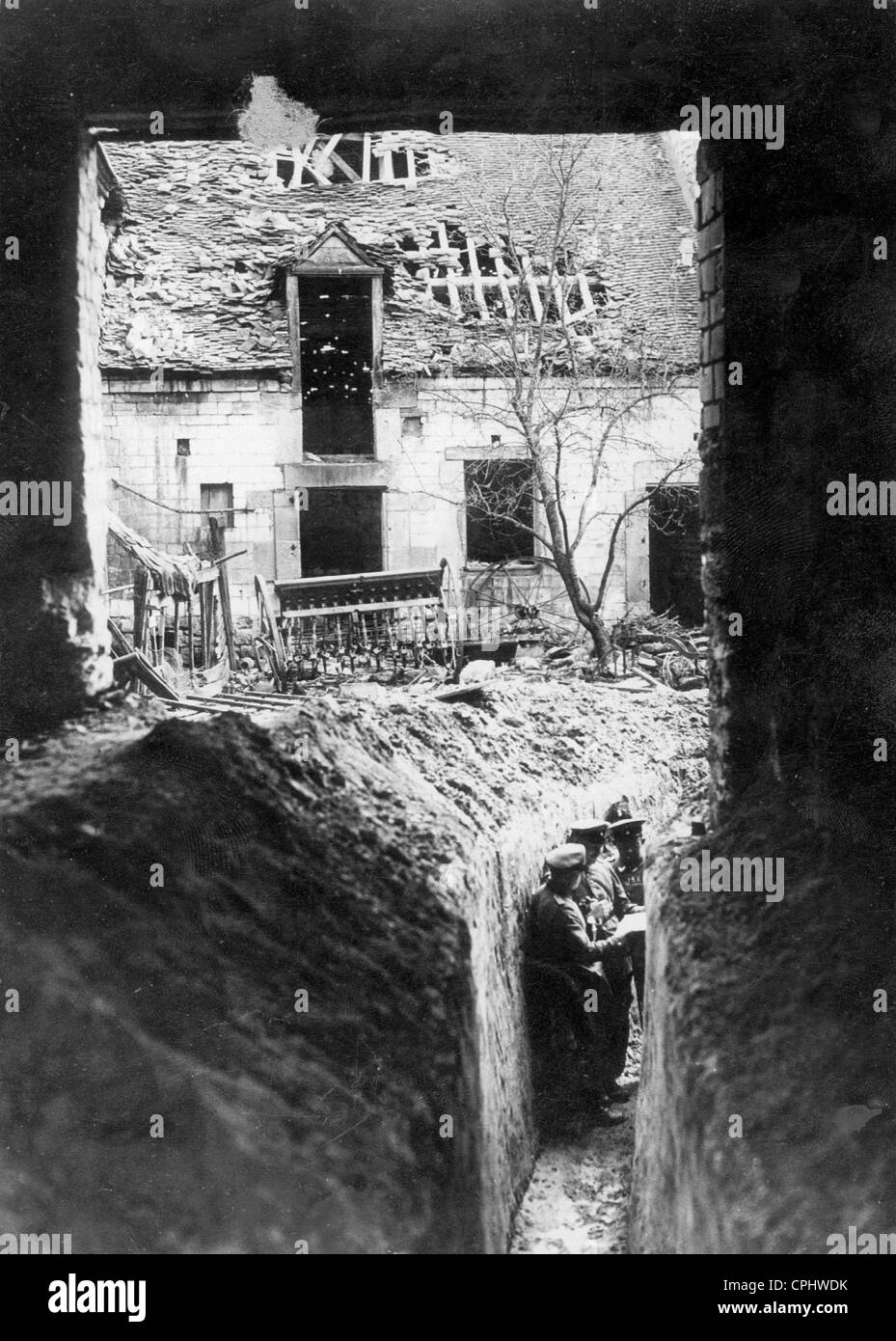 German officers in town hi-res stock photography and images - Alamy