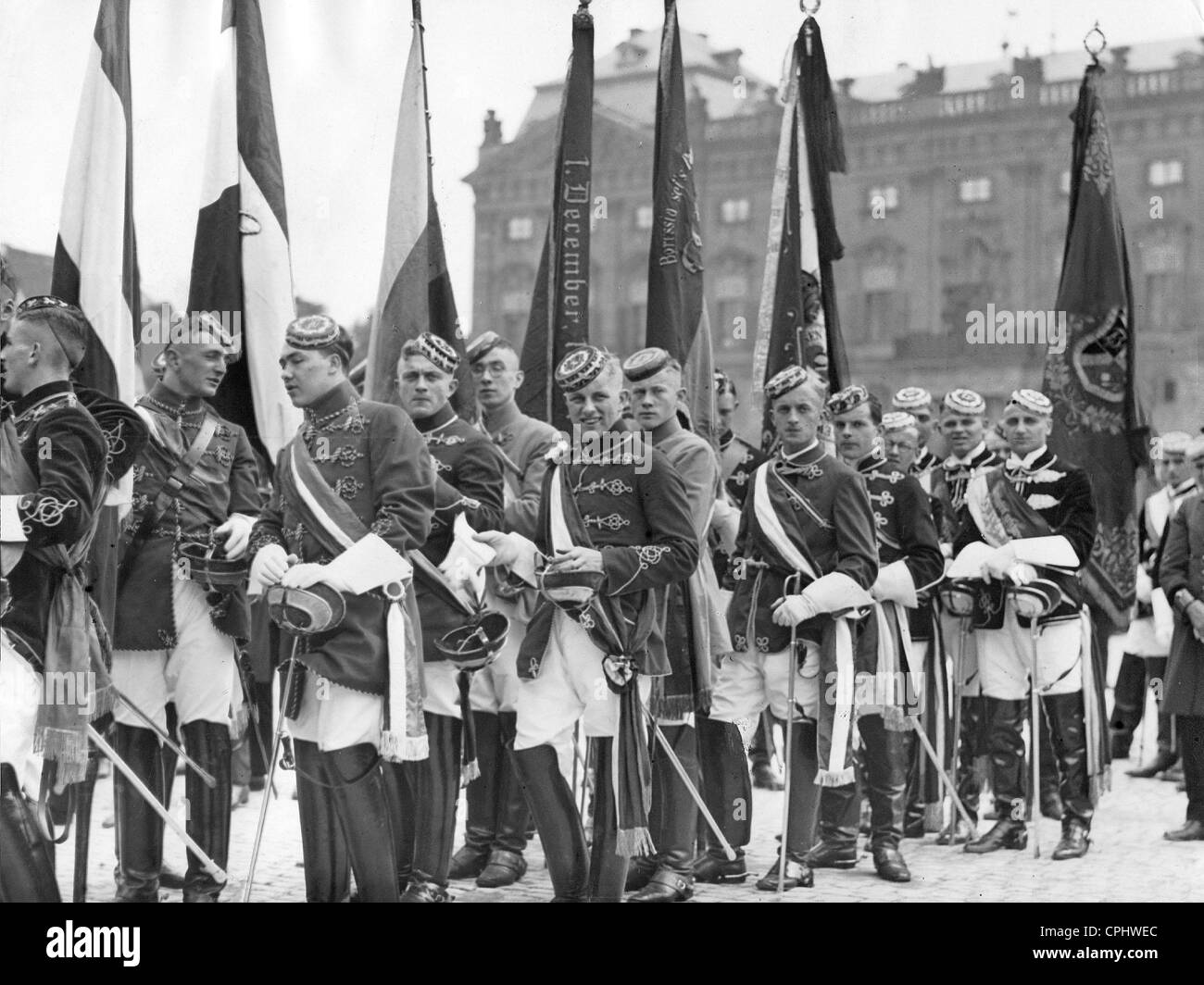 German Student's Day in Wuerzburg, 1928 Stock Photo - Alamy