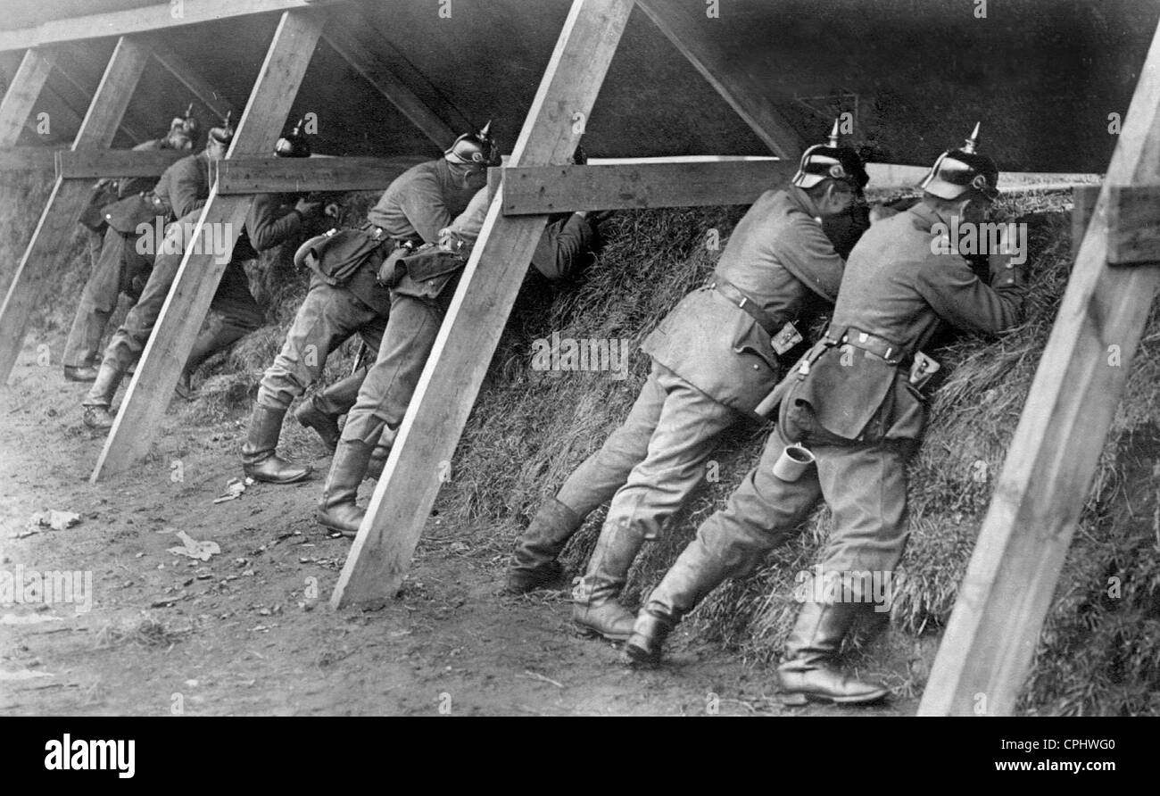 German Soldiers at the Western Front, 1914 Stock Photo - Alamy