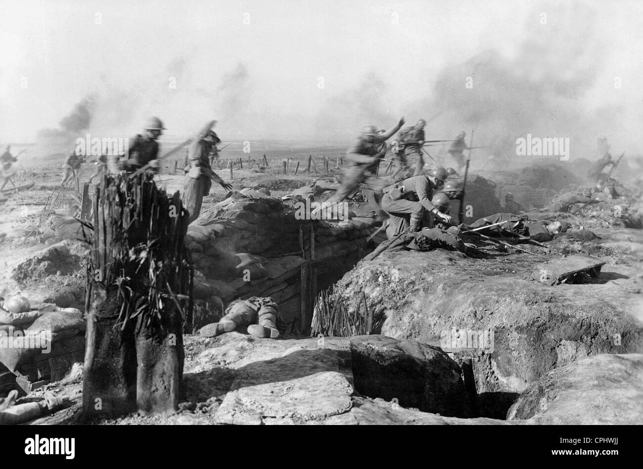 The french attack Black and White Stock Photos & Images - Alamy