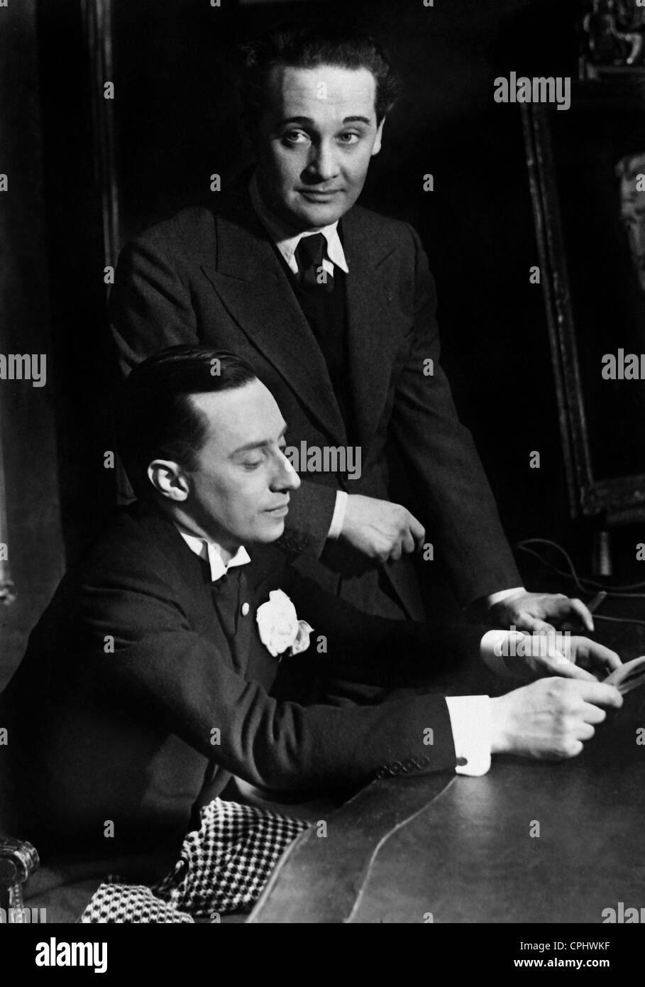 Curt Bois and Max Hansen, 1931 Stock Photo - Alamy