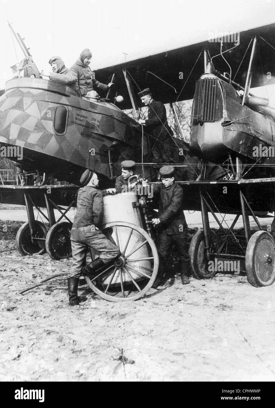 German bomber, 1918 Stock Photo - Alamy