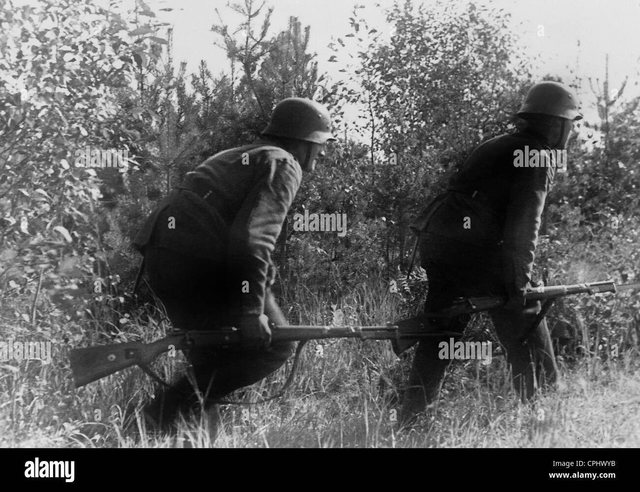 German patrol on the Eastern Front, 1941 Stock Photo - Alamy