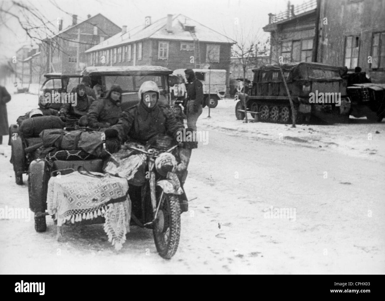Wehrmacht in the russian winter hi-res stock photography and images - Alamy