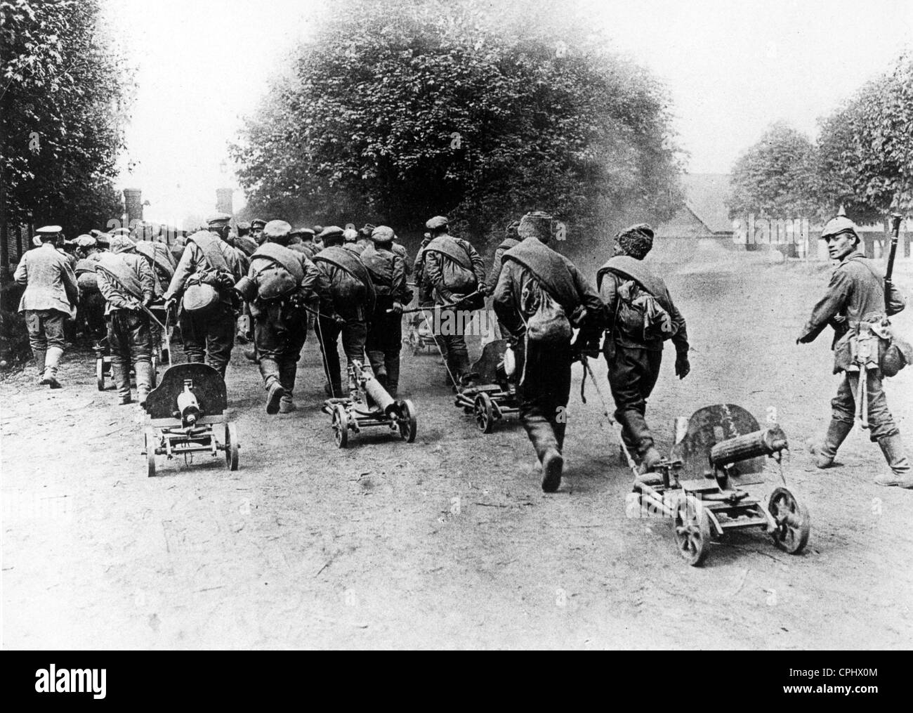 Russian prisoners of war in the First World War, 1915 Stock Photo - Alamy