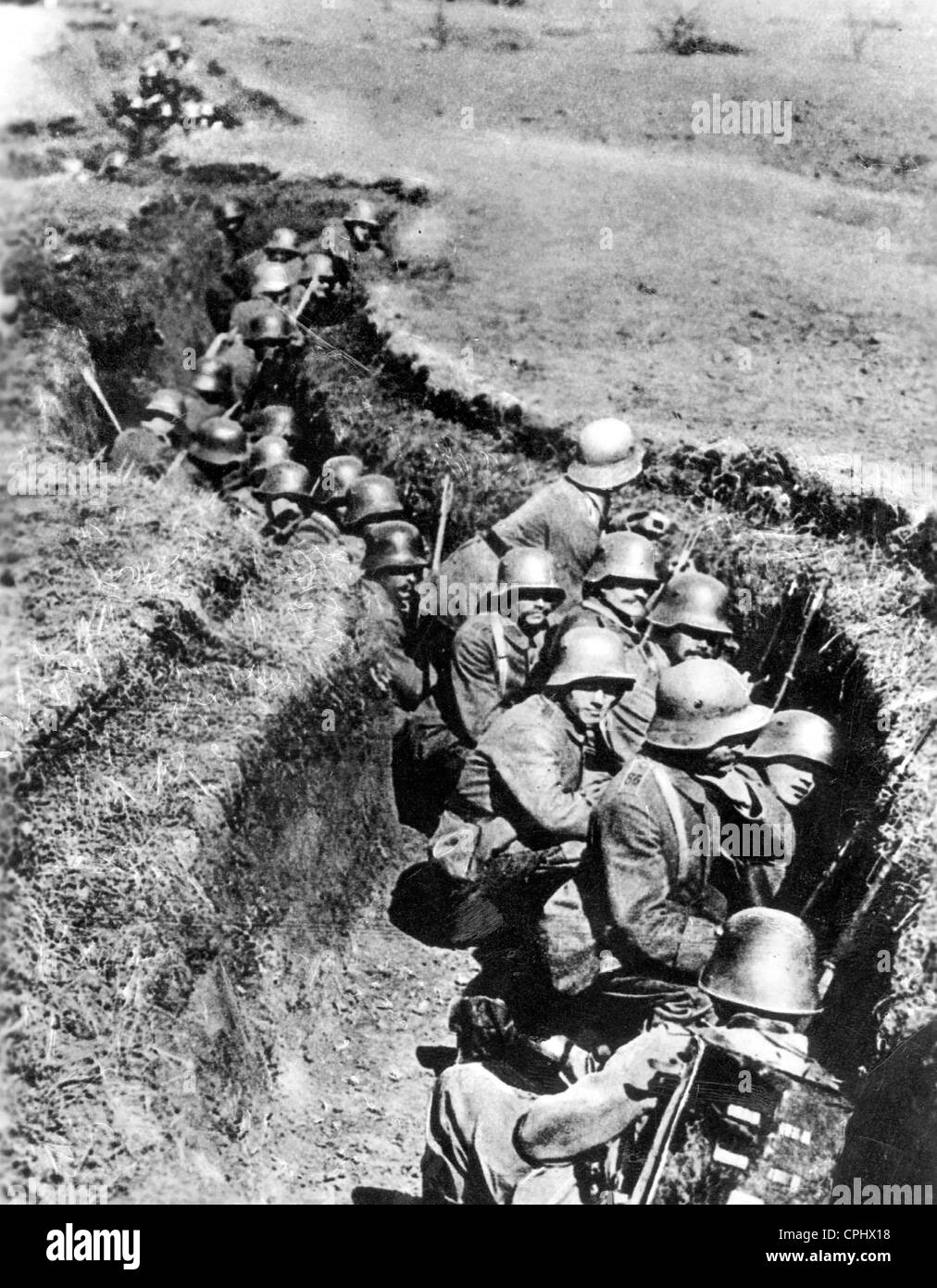 German trench hi-res stock photography and images - Alamy