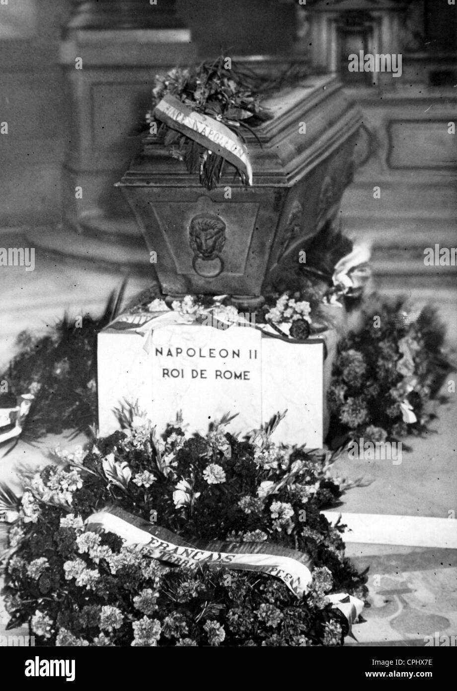 Coffin of the Duke of Reichstadt (Emperor of the French, Napoleon II ...