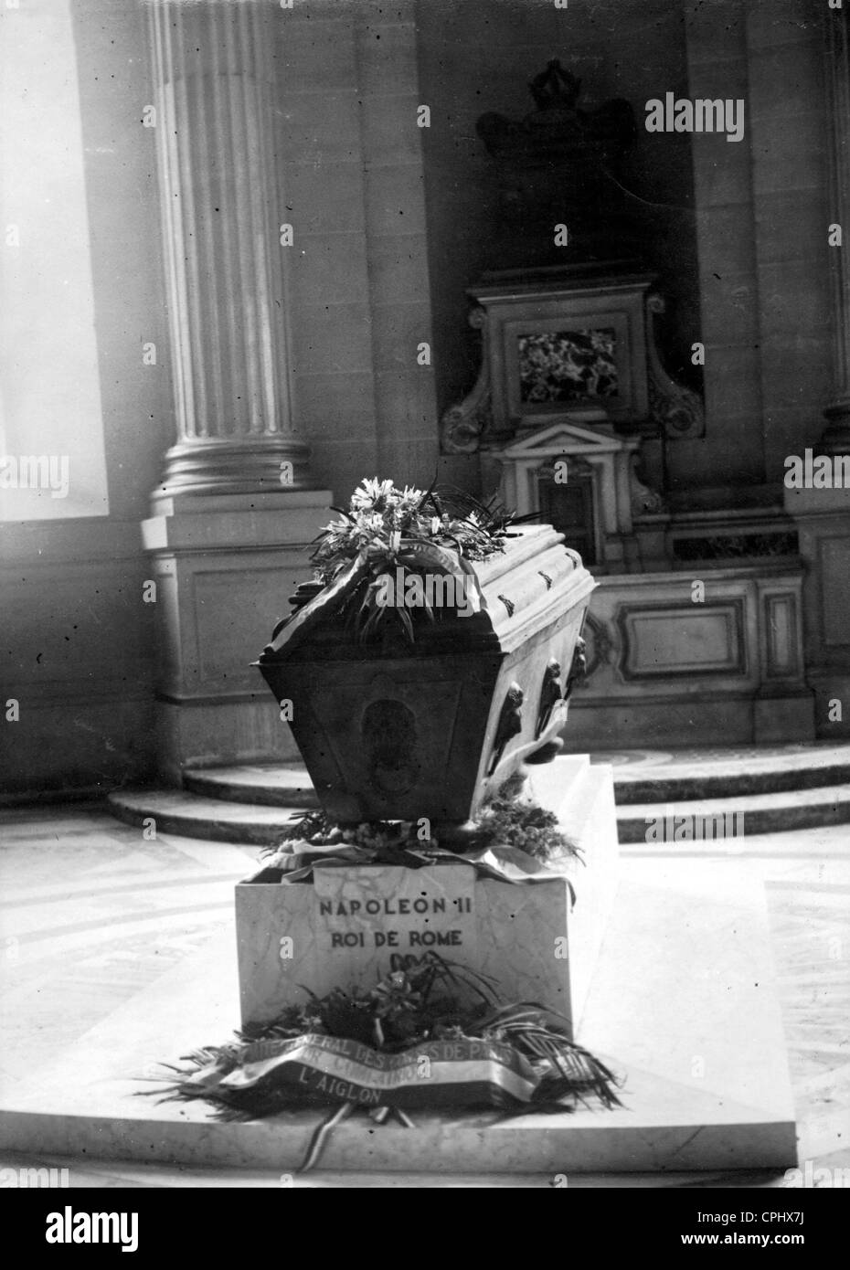 Coffin of the Duke of Reichstadt (Emperor of the French, Napoleon II ...