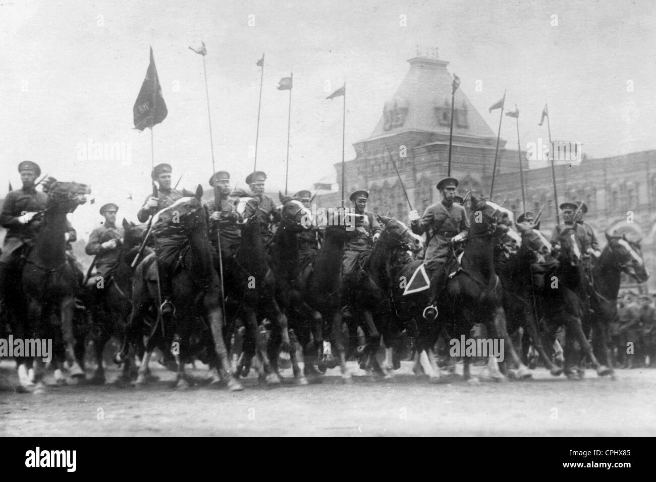 Parade in moscow Black and White Stock Photos & Images - Alamy