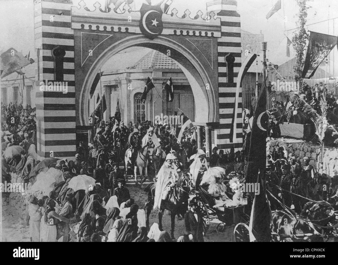 Emperor Wilhelm II in Jerusalem, 1899 Stock Photo - Alamy