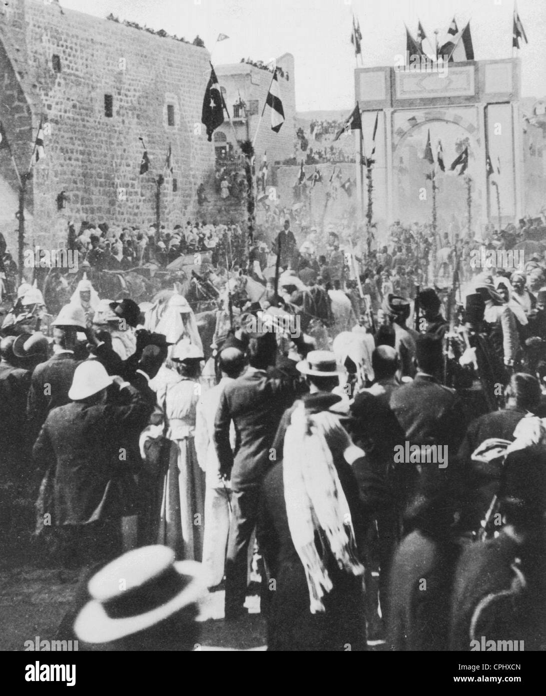 Emperor Wilhelm II in Jerusalem, 1899 Stock Photo - Alamy