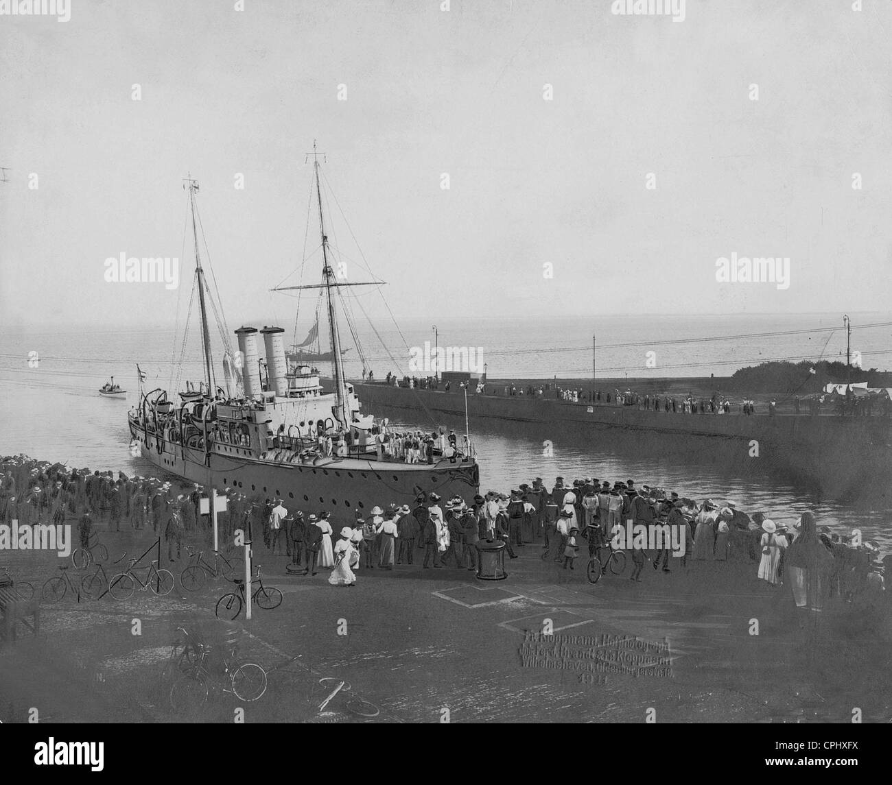 German gunboat panther Black and White Stock Photos & Images - Alamy