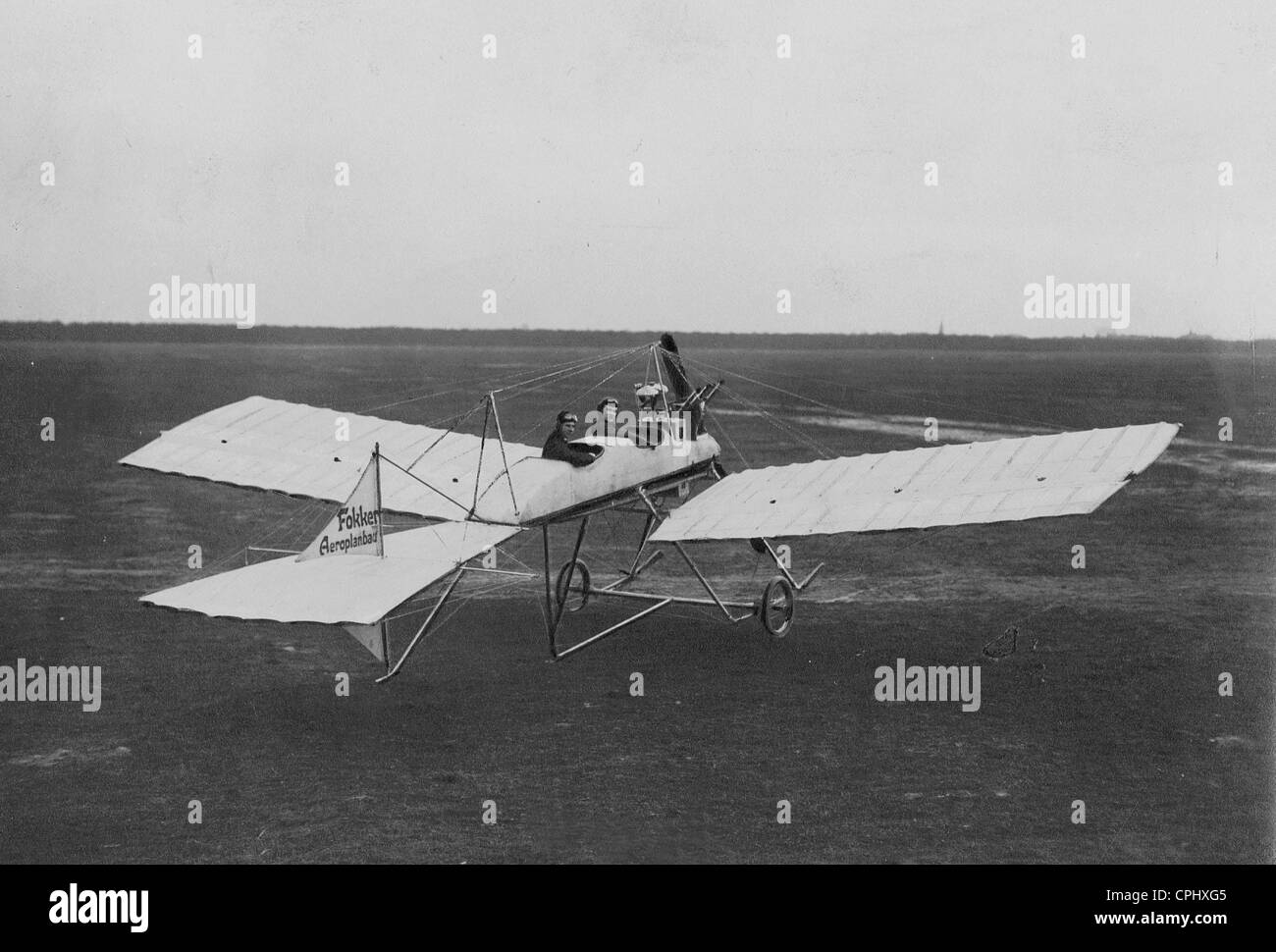 Fokker monoplane Black and White Stock Photos & Images - Alamy