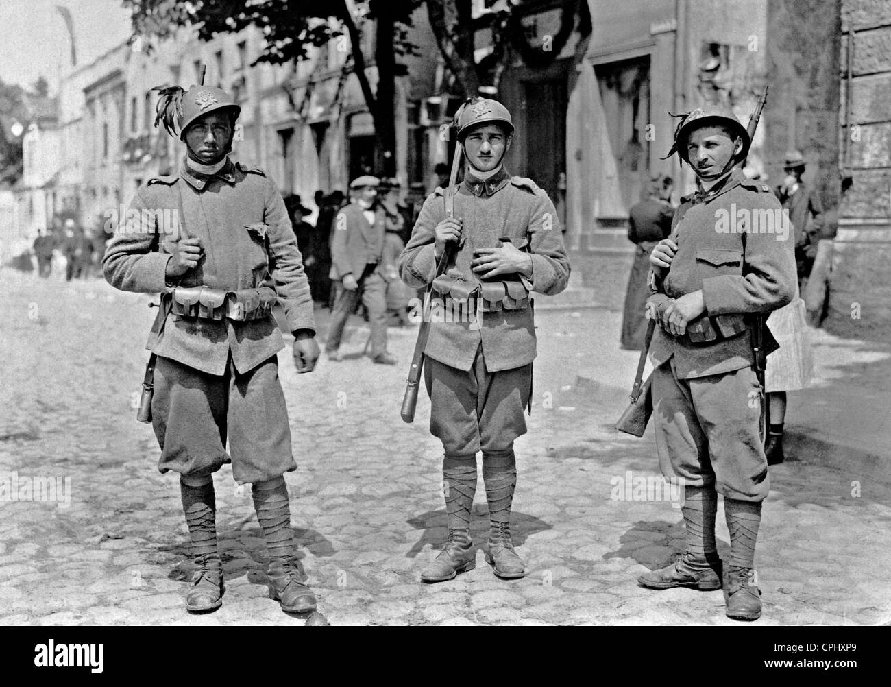 Italian soldiers in West-Prussia, 1920 Stock Photo - Alamy