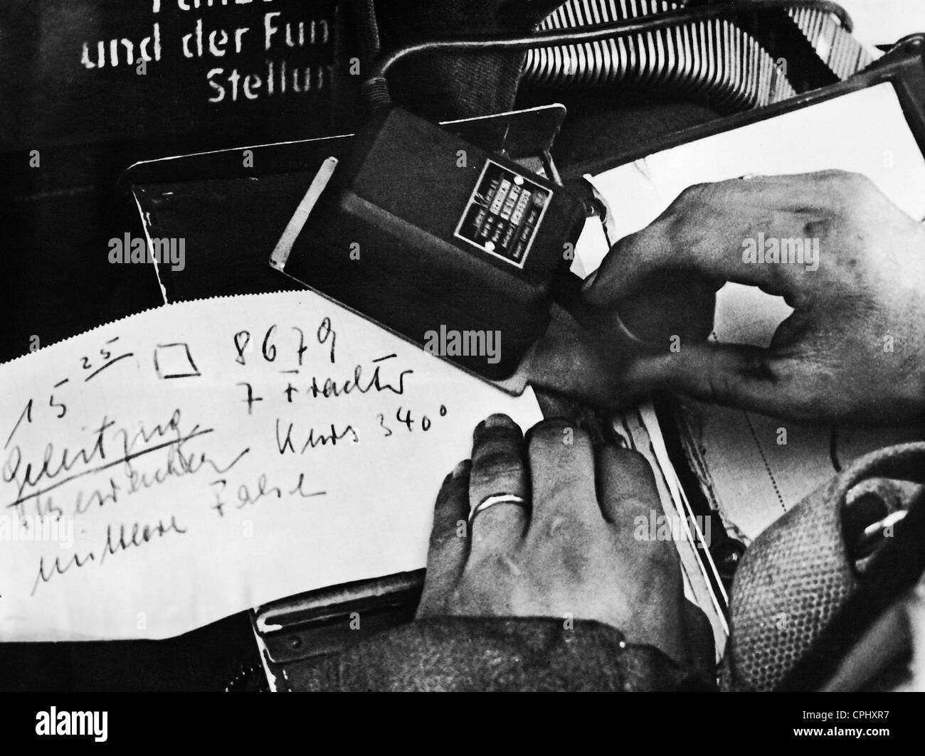 Morse code operator hi-res stock photography and images - Alamy