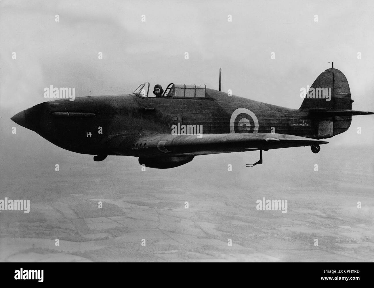 British Hawker "Hurricane" Fighter Plane, 1938 Stock Photo - Alamy
