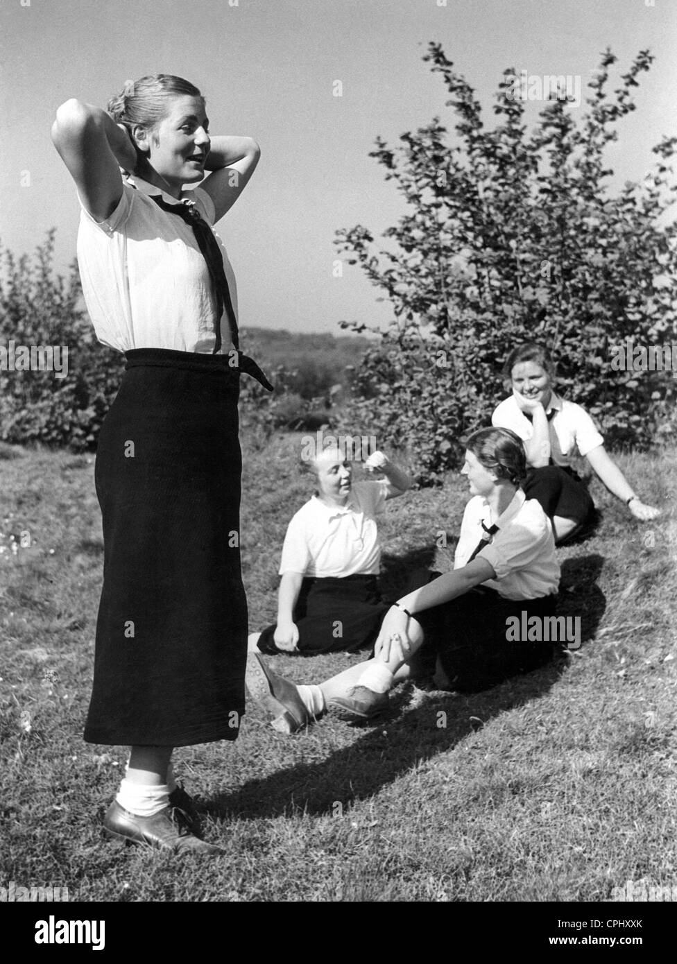BDM girls, 1934 Stock Photo - Alamy
