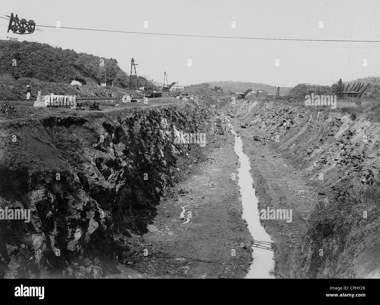 French Panama Canal Construction