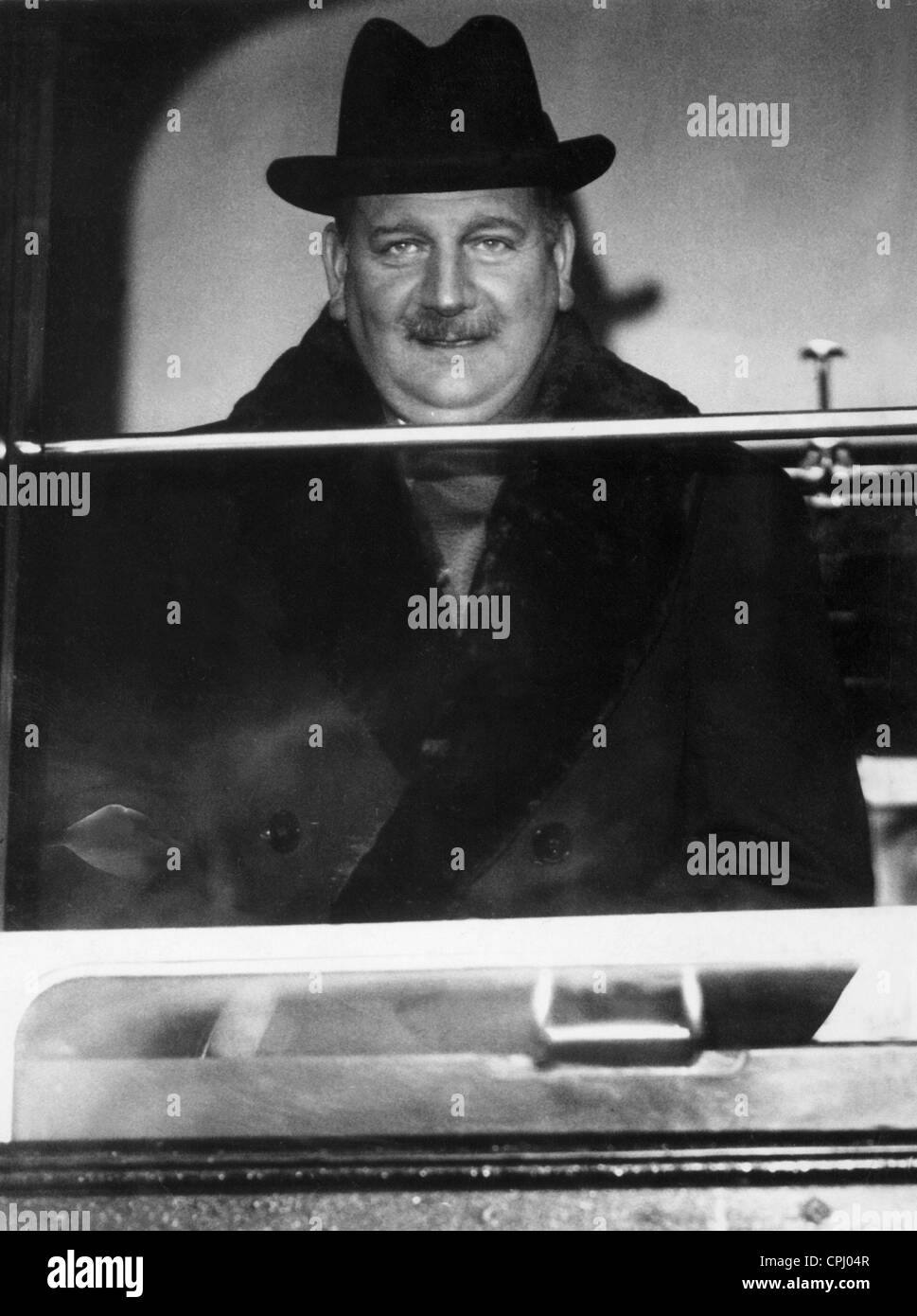 Pierre Etienne Flandin on the way to Geneva, 1936 Stock Photo - Alamy