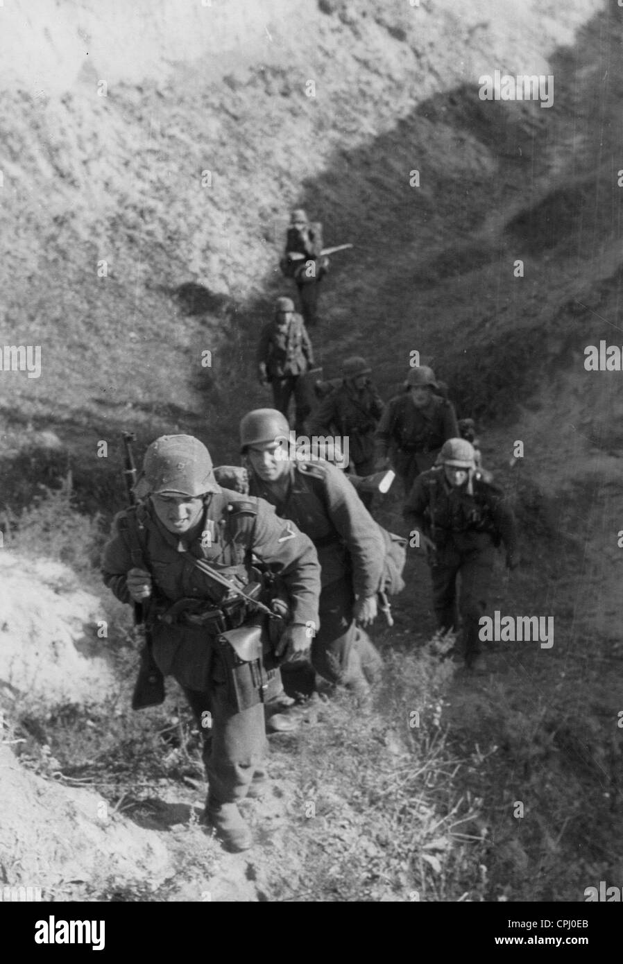 German soldiers on the Eastern front, 1943 Stock Photo - Alamy