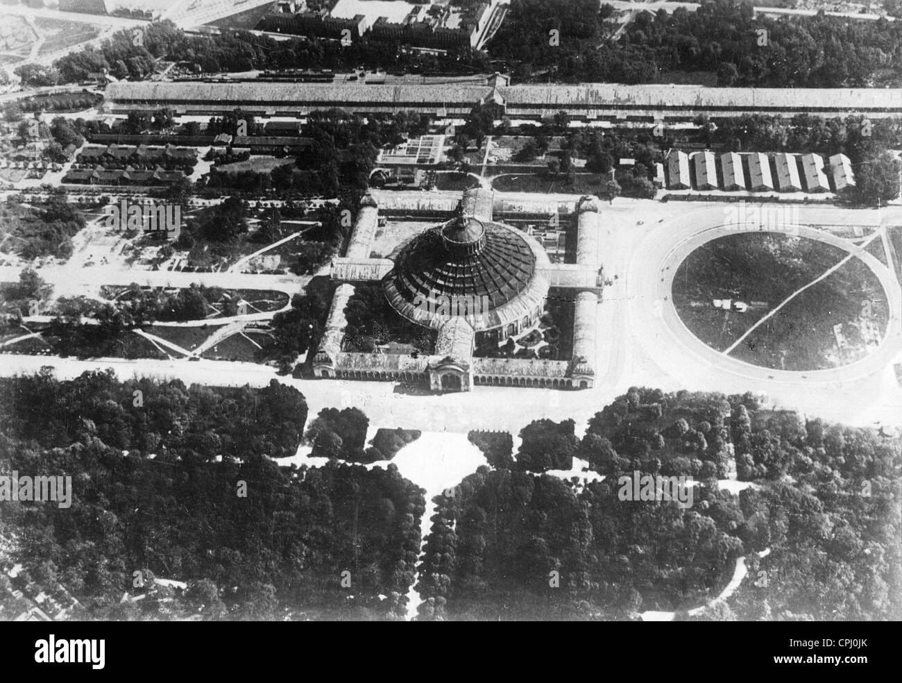 World trade center aerial view Black and White Stock Photos & Images ...