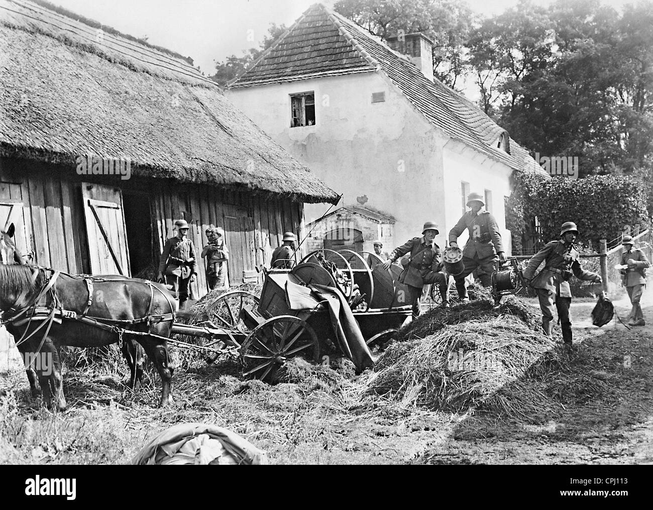 Maneuver of the National Defence Forces Stock Photo - Alamy