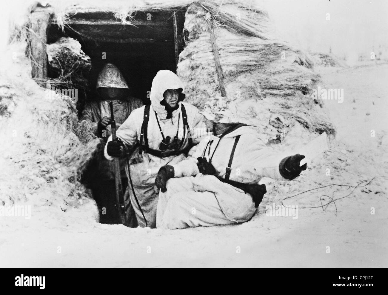 German soldiers on the Eastern front, 1943 Stock Photo - Alamy