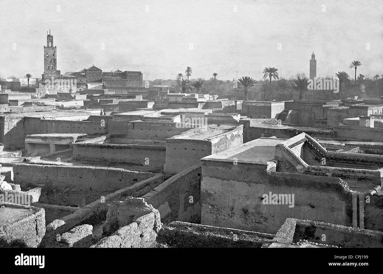 View of Marrakech, 1911 Stock Photo - Alamy