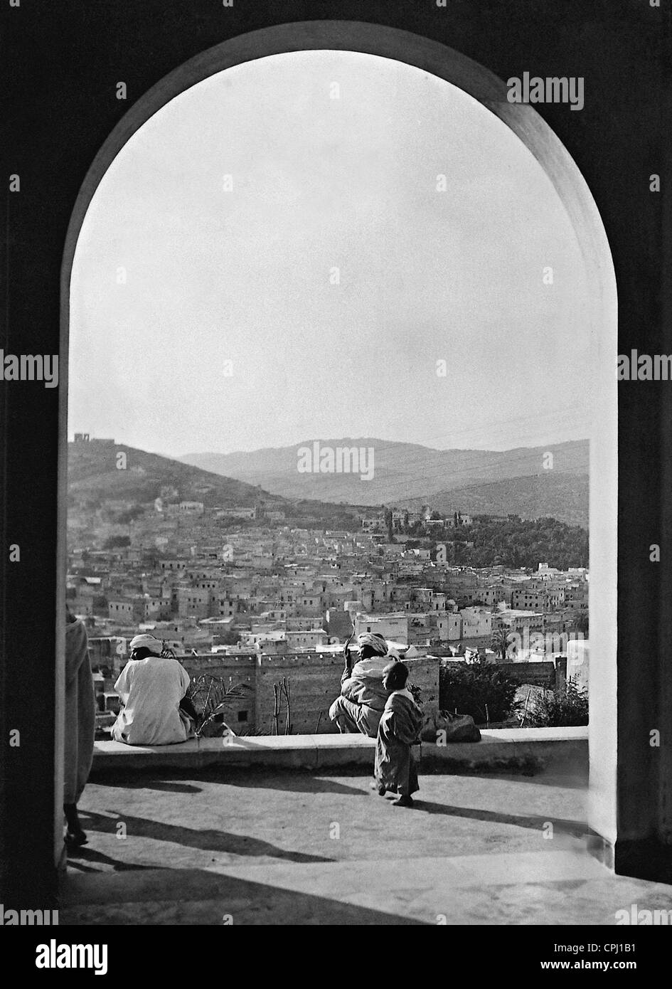 Fes panorama Black and White Stock Photos & Images - Alamy