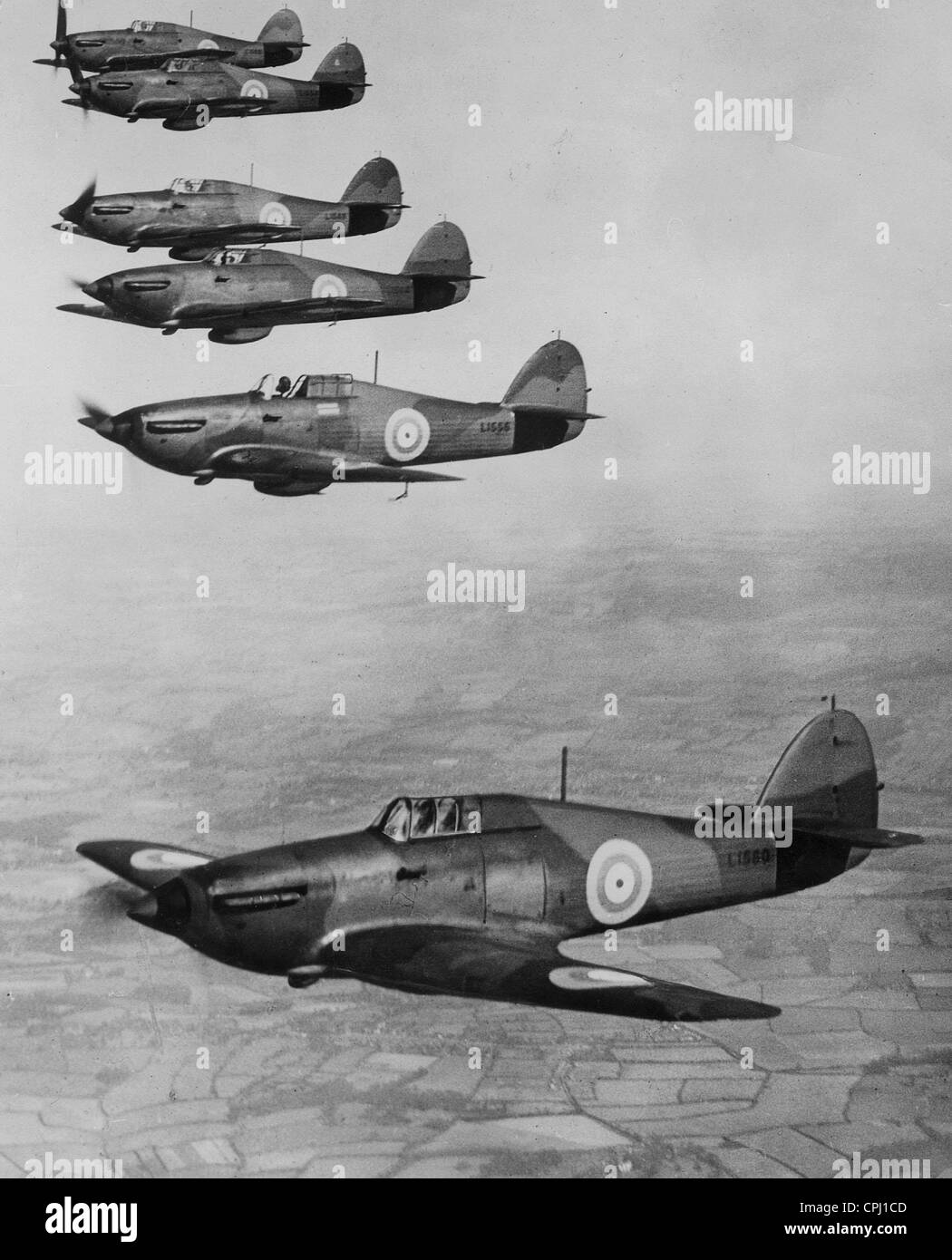 British fighter Hawker 'Hurricane', 1938 Stock Photo - Alamy