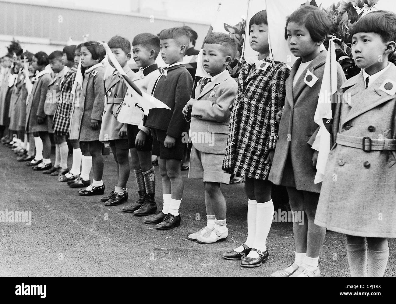 Japanese Children's Group, 1937 Stock Photo - Alamy