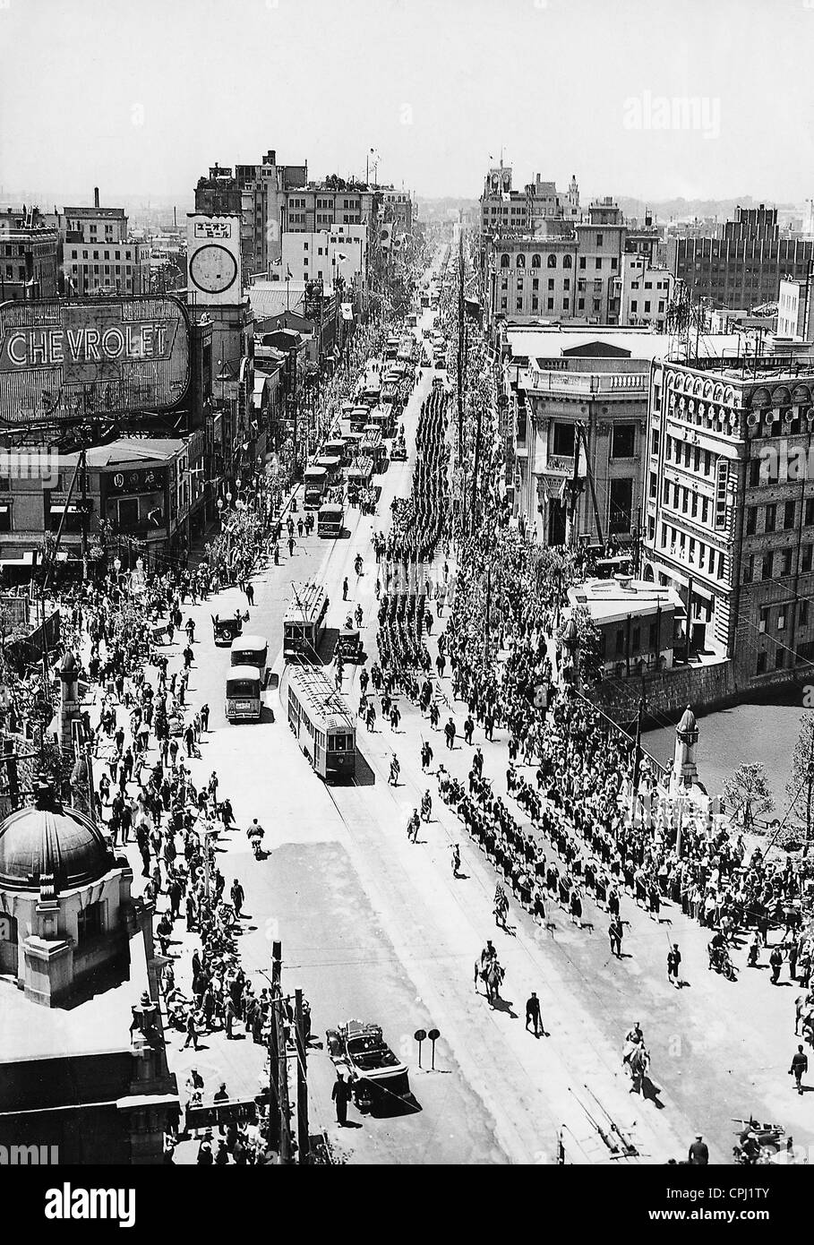 Military Parade in Tokyo, 1935 Stock Photo - Alamy