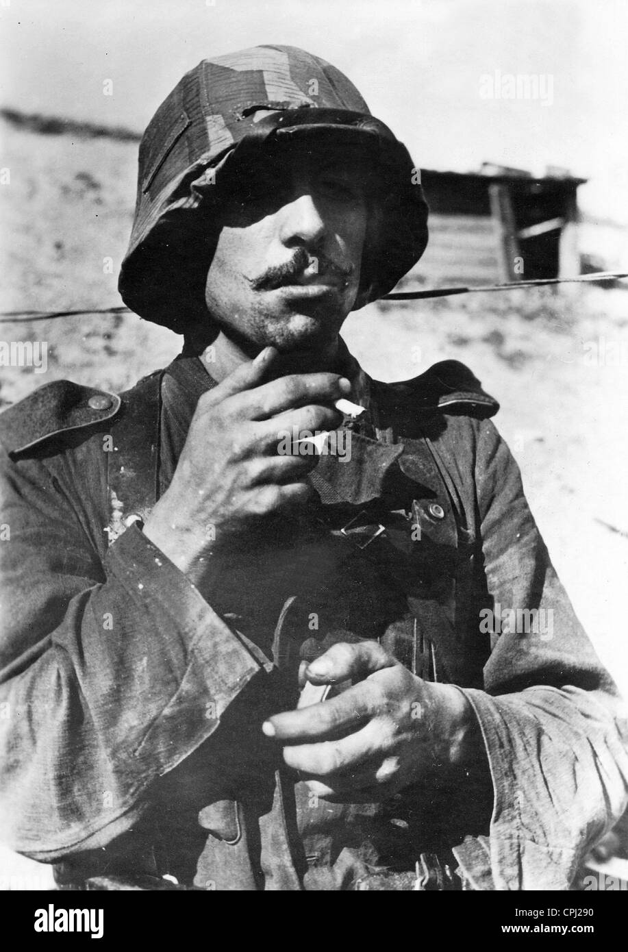 Spanish volunteer at the eastern Front, 1942 Stock Photo - Alamy
