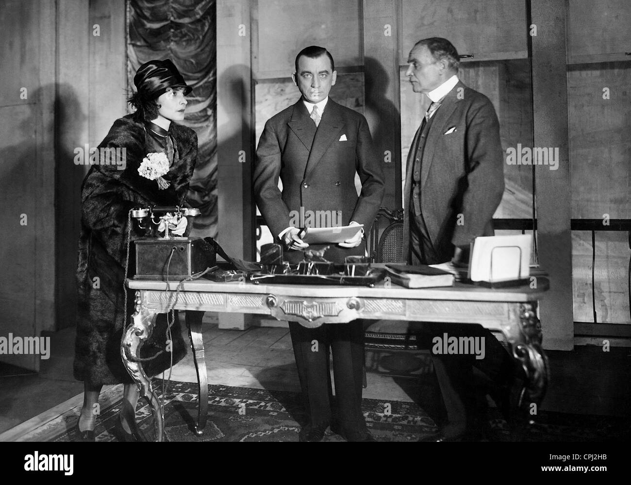 Ophilla Lindner, Curt Goetz and Albert Lessard in 'The Dictator', 1927 ...