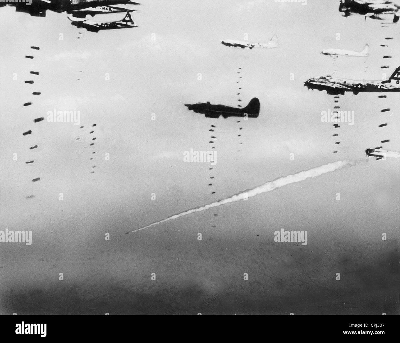 Ww2 Bomber Planes Dropping Bombs